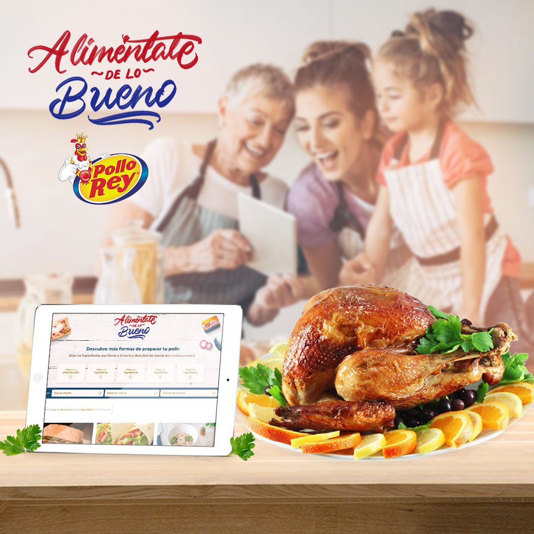 Pollo Rey lanza plataforma con recetas deliciosas para los amantes de ...