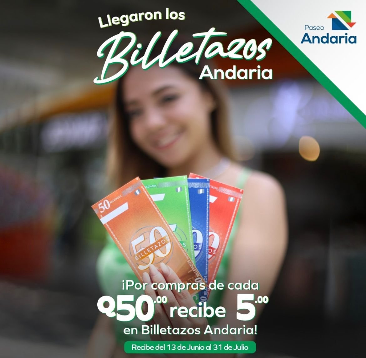 Paseo Andaria invita a sus visitantes a ahorrar con el billetazo - DG ...