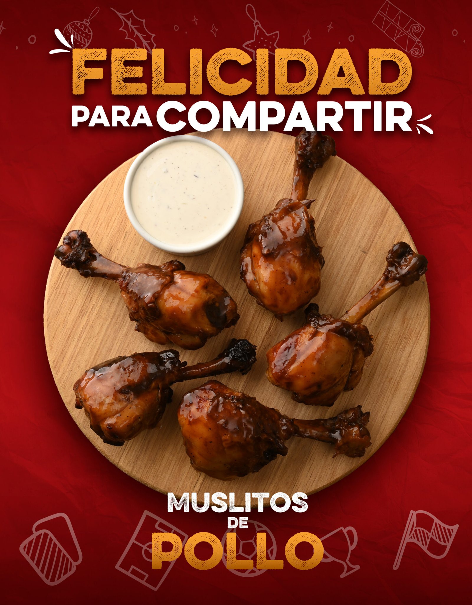 Pollo Brujo se prepara para la fiesta mundialista del fútbol con el ...