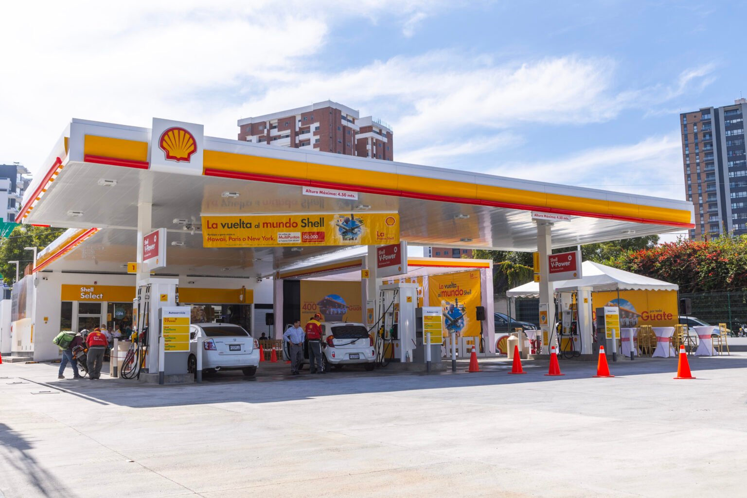 Shell celebra la apertura de su estación número 400 en Guatemala - DG ...