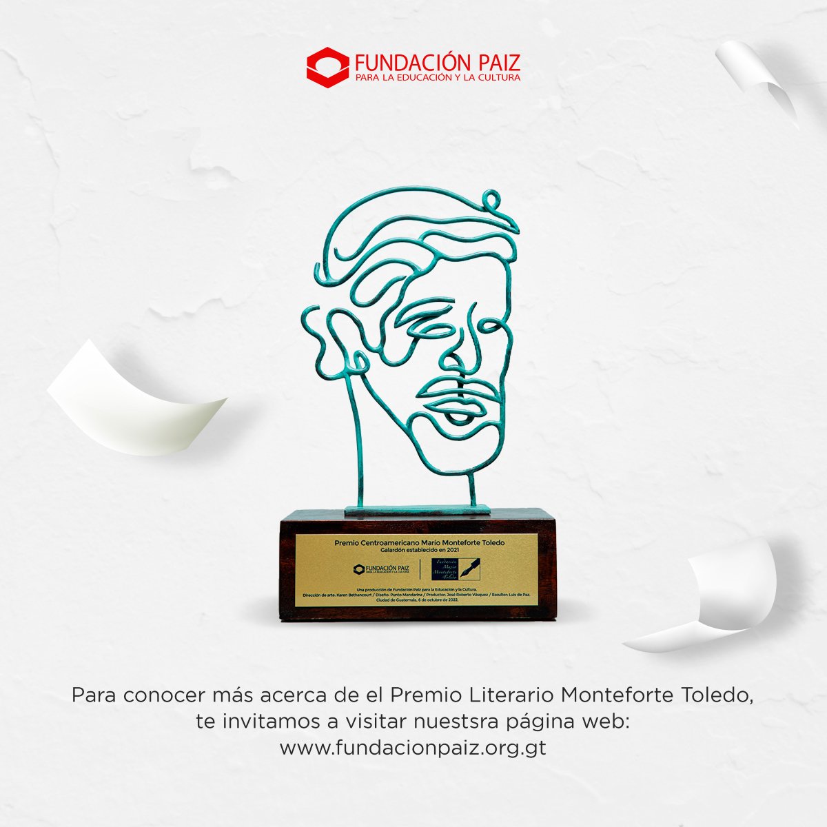 Fundación Paiz abre su convocatoria al Premio Centroamericano Mario ...